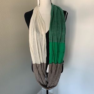 LOFT | Accessories | Loft Colorblock Infinity Scarf | Poshmark